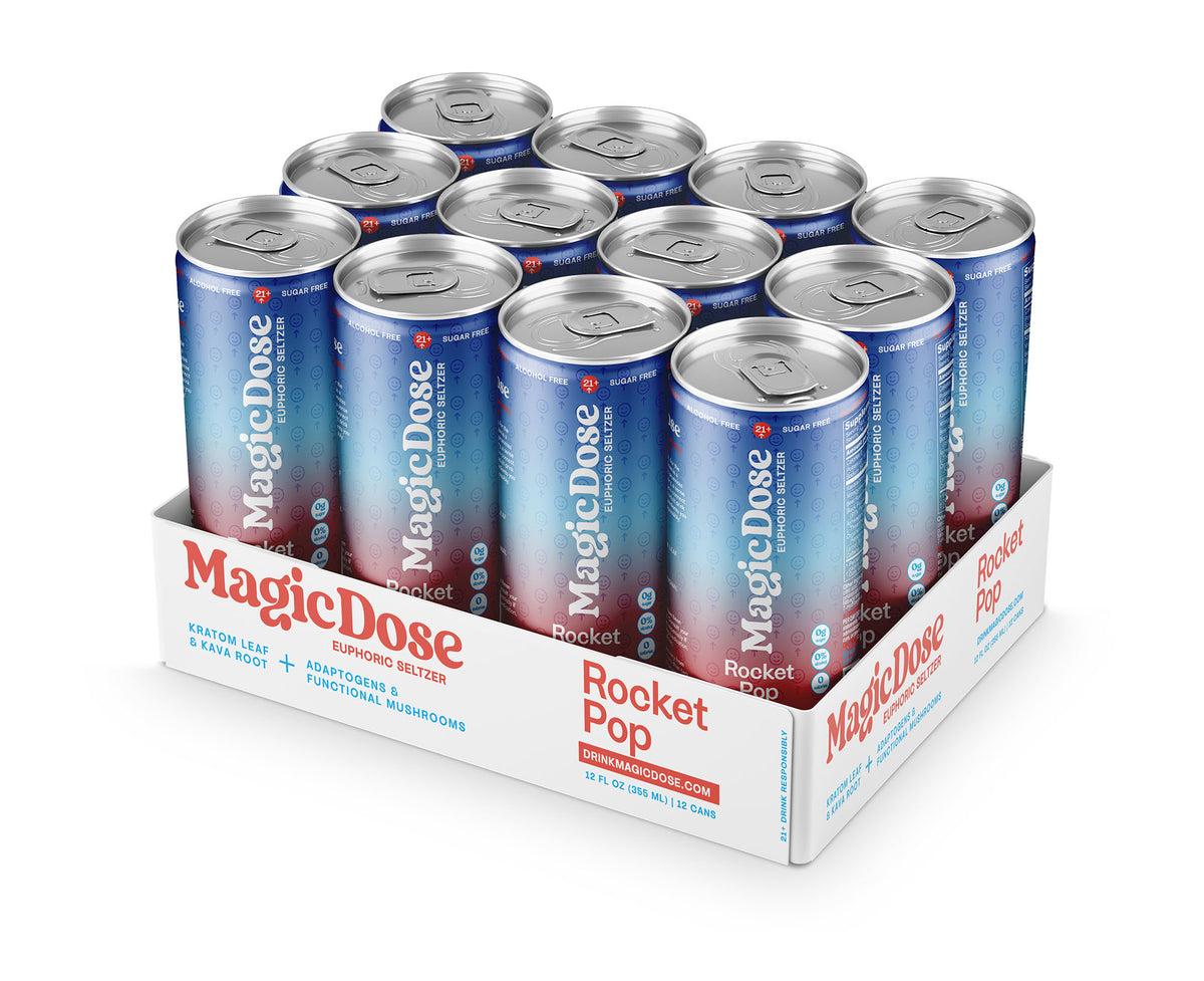 Magic Dose: Euphoric Kratom & Kava Drink | Natural Energy & Relaxation